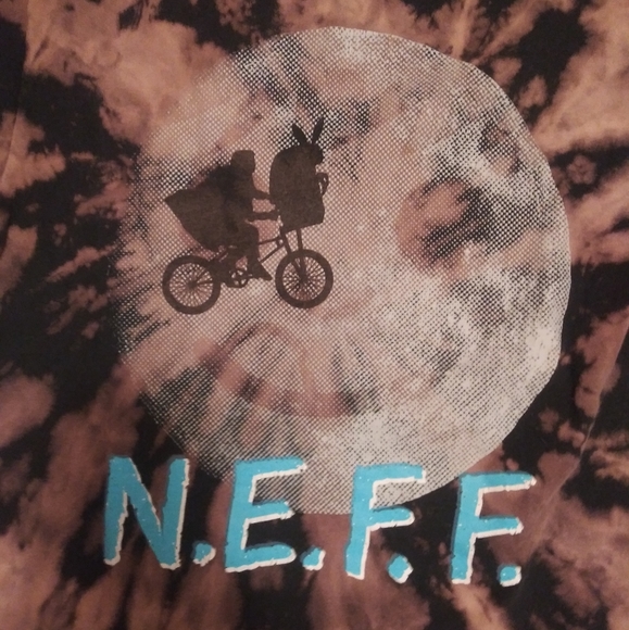Neff | Shirts | Rare Neff Et Bleach Tie Dye Shirt Skateboard Skater ...